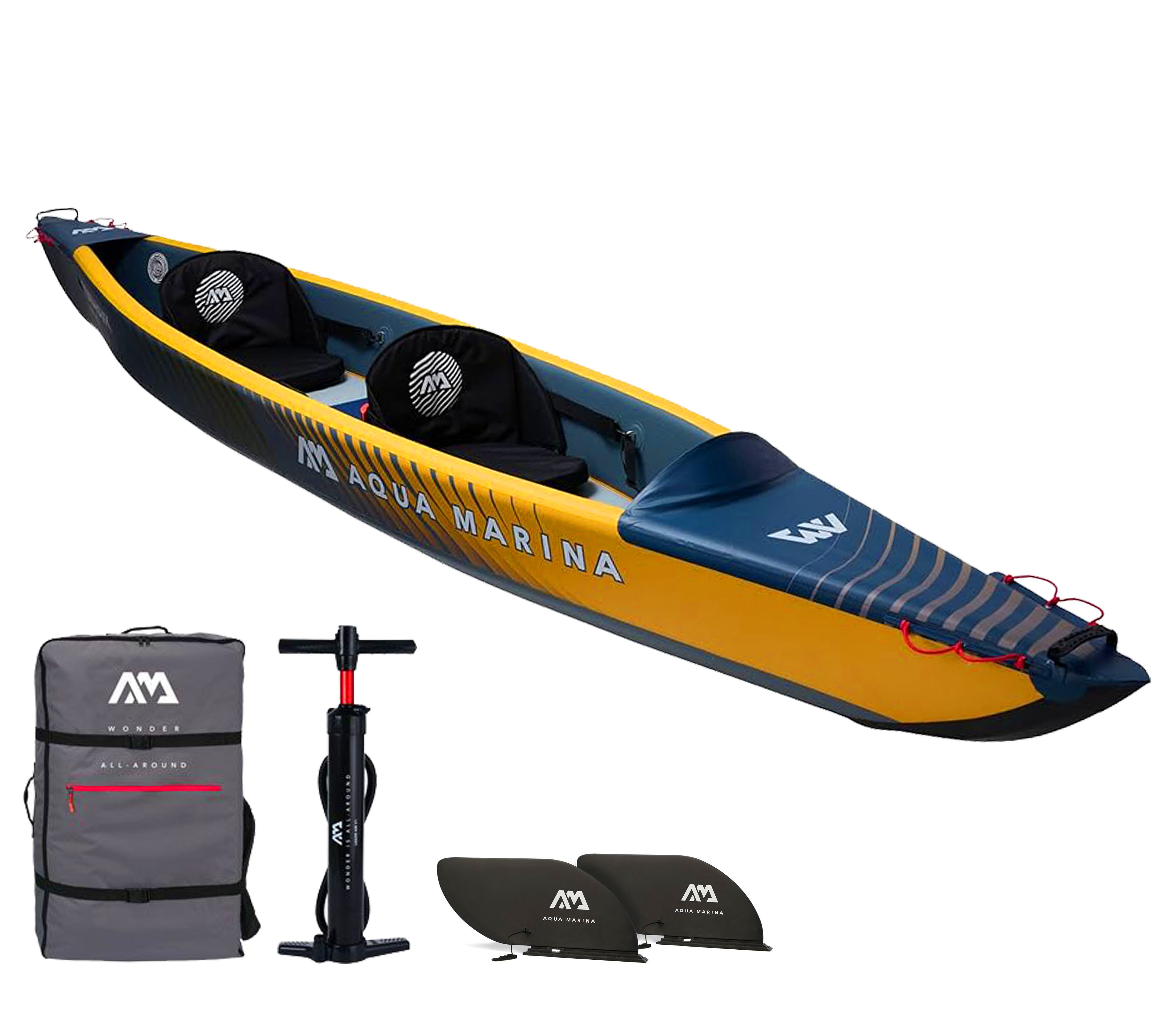 AquaMarina® Tomahawk Air-K 440 (2024) Inflatable 2-seater Kayak
